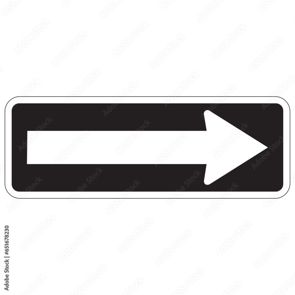 sentido único de circulación, señal, circular, vehículos automotores ...