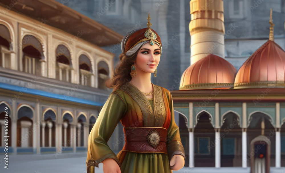 Haseki Sultan, wife of the Ottoman sultan. Ottoman Woman. Beautiful ...