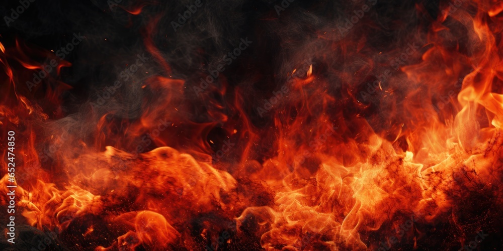 Grunge fire textures background, Grunge wall with blazing fire, LAVA ...