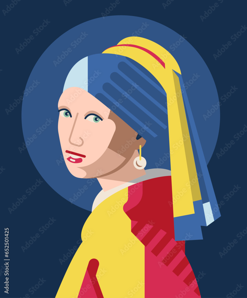 Girl with a Pearl Earring - A painting by Johannes Vermeer from 1665 ...