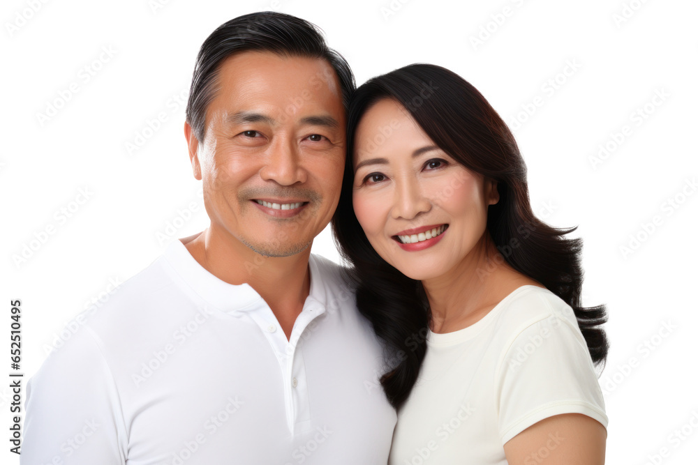 Endearing Portrait of a Middle-Aged Filipino Couple, Sharing a Moment ...