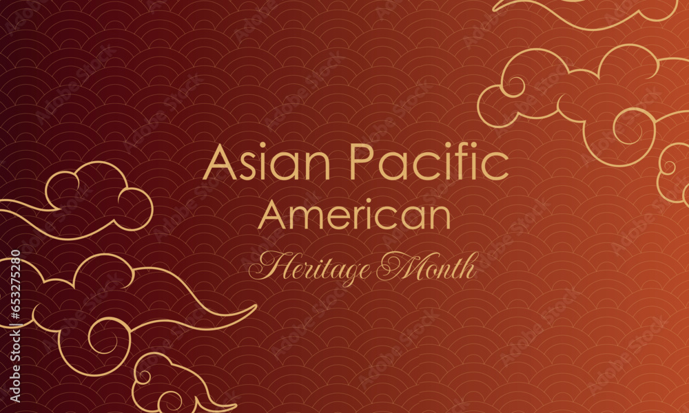 May Asian American and Pacific Islander Heritage Month. Illustration ...