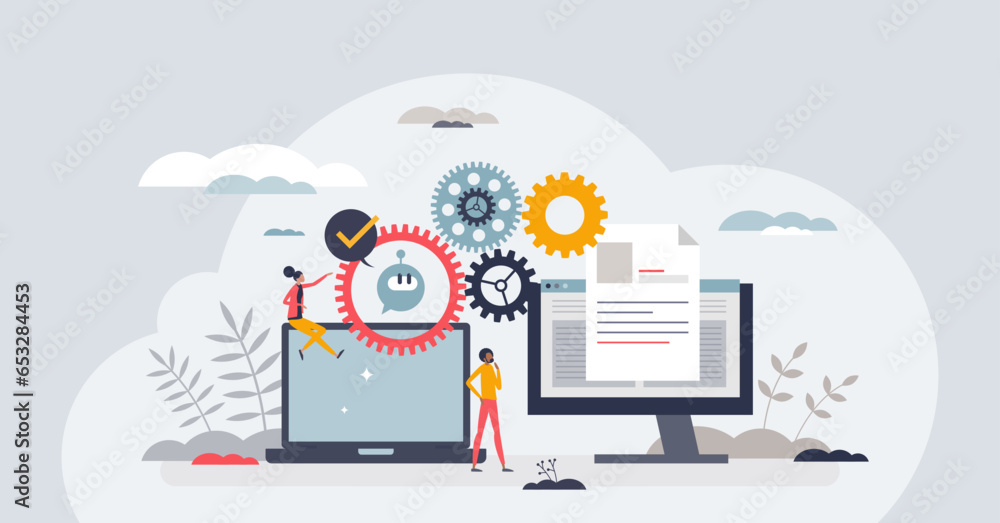 Efficient workflow and productive work with automation tiny person ...