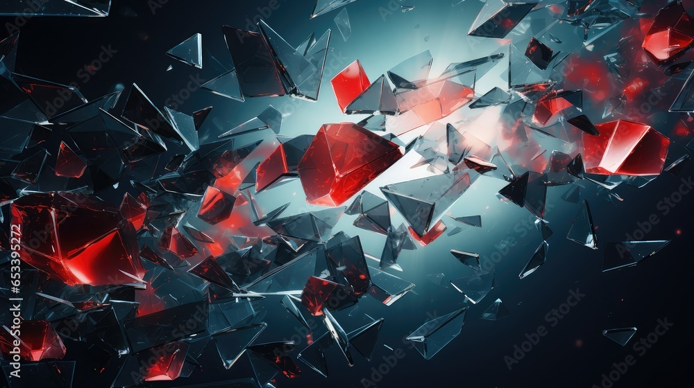 shatter scattered glass shatters illustration crack explosion, fragment ...