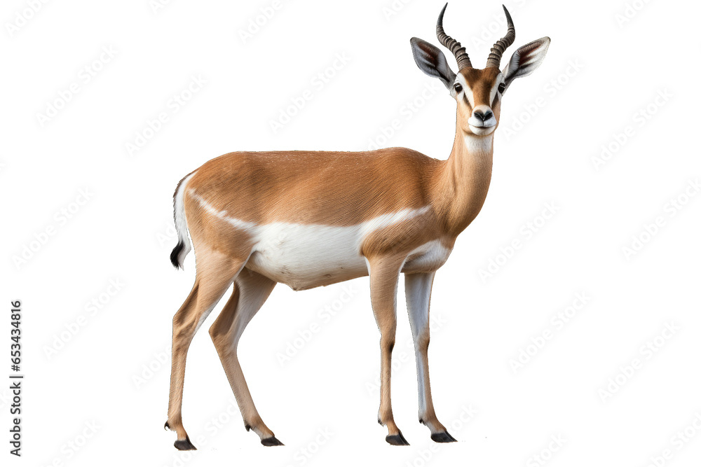 Transparent PNG of a Gazelle. Transparent Background PNG. Isolated PNG ...