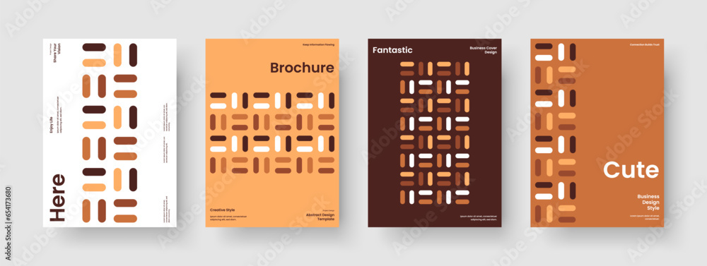 Geometric Background Design. Modern Book Cover Template. Isolated ...