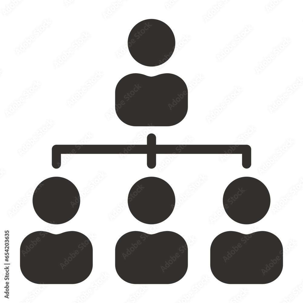 Hierarchy Structure Vector Solid Icon, Hierarchy Icons Collection, Hierarchy silhouette. Stock ...