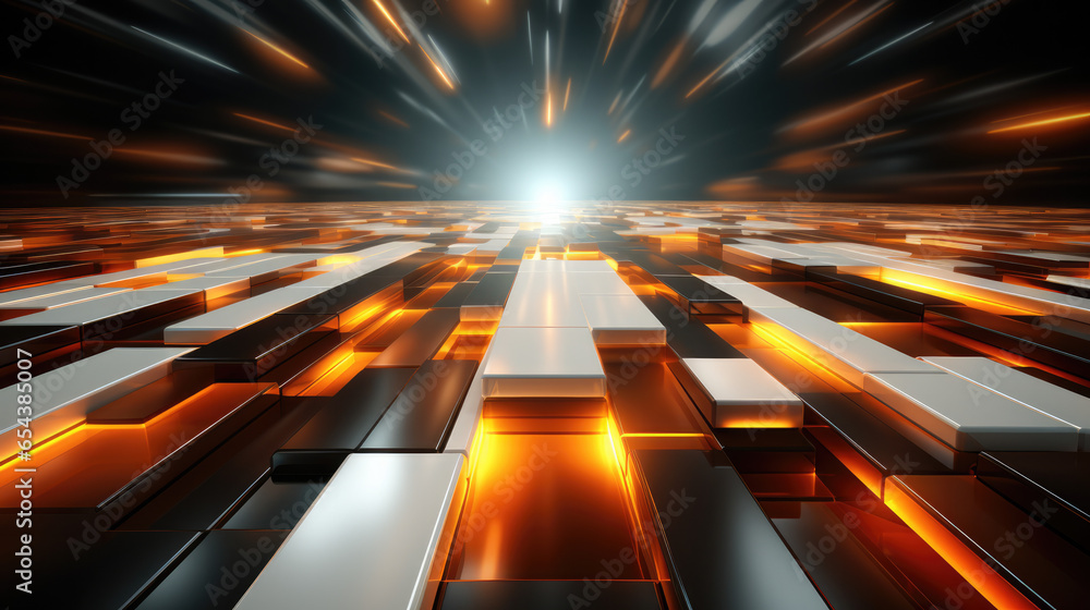 Technological virtual background with sharp lines, minimalist style ...