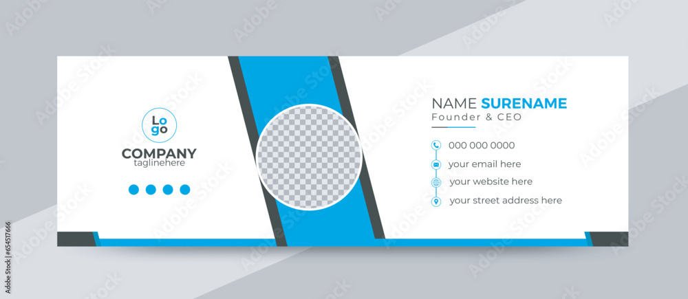 Corporate, Modern and Professional Email Signature. Creative ...