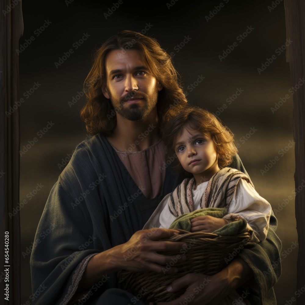 Saint Joseph. betrothed husband of the Blessed Virgin Mary , religion ...