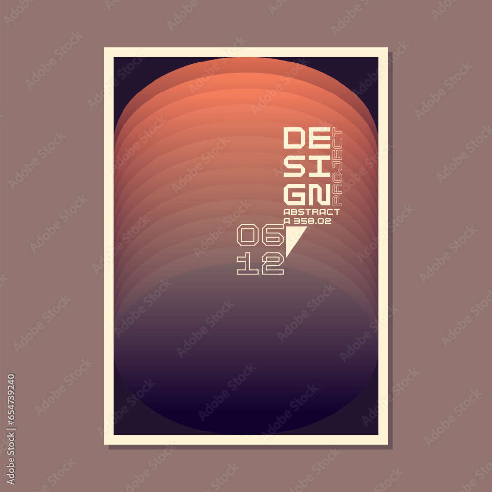 A template to use in your design. A composition of geometric shapes ...