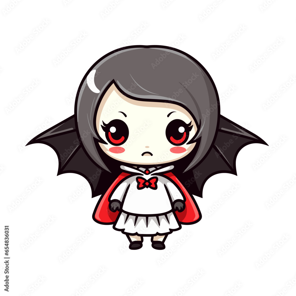 Vector clipart, cute vampire dracula vector clipart, fall autumn ...