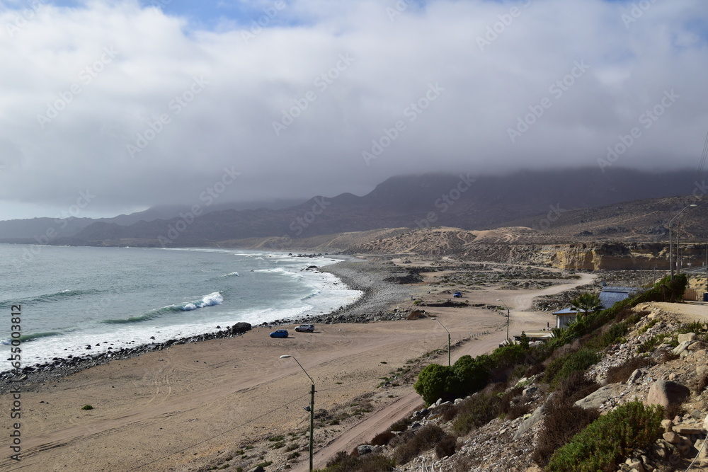 Pacific Ocean Coast in Chile: A stunning blend of rugged cliffs ...
