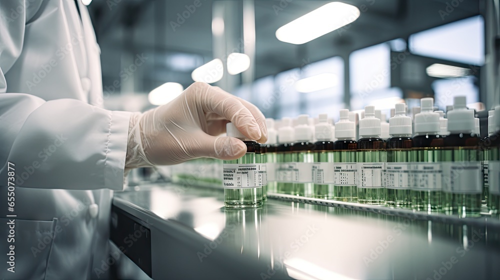 Pharmaceutical Manufacturing Process: Pharmaceutical Machine Working on ...