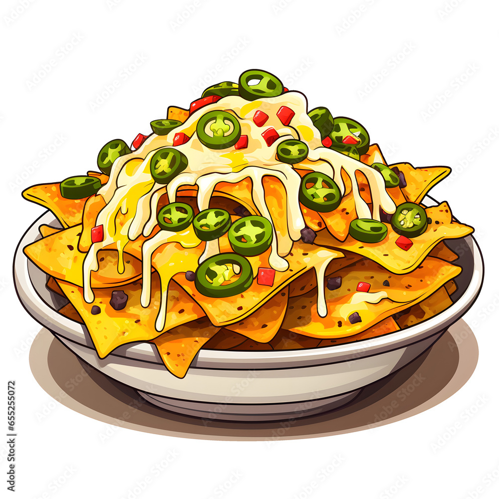 cartoon clipart of Nachos with cheese, football clipart, transparent ...