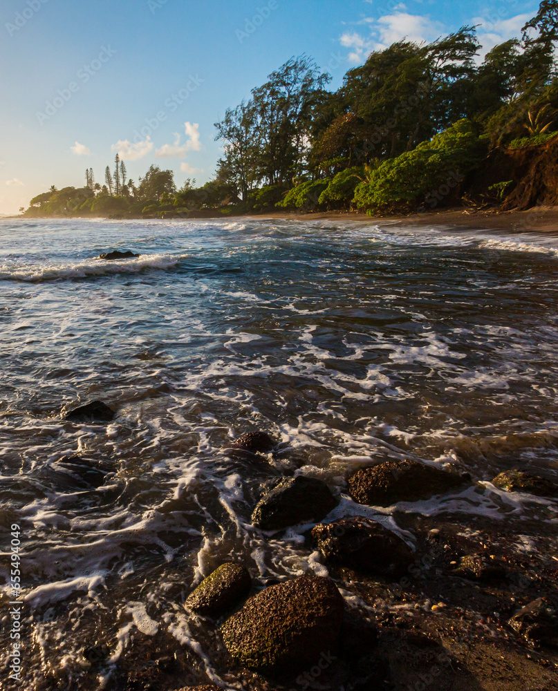 The Red Sand Of Koki Beach and Ka iwi o Pele , Koki Beach Park, Hana ...