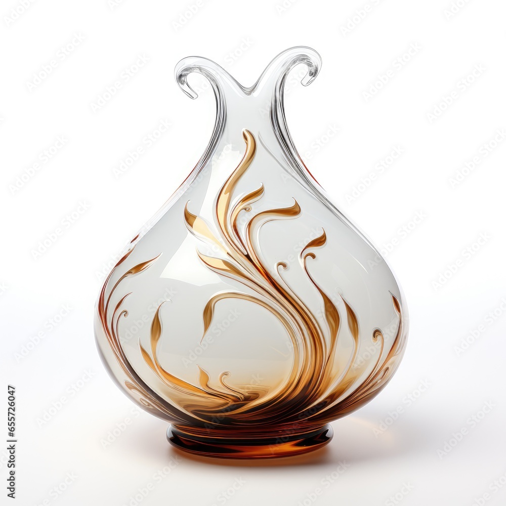 Full View Glazed Poton A Completely , Isolated On White Background, For ...