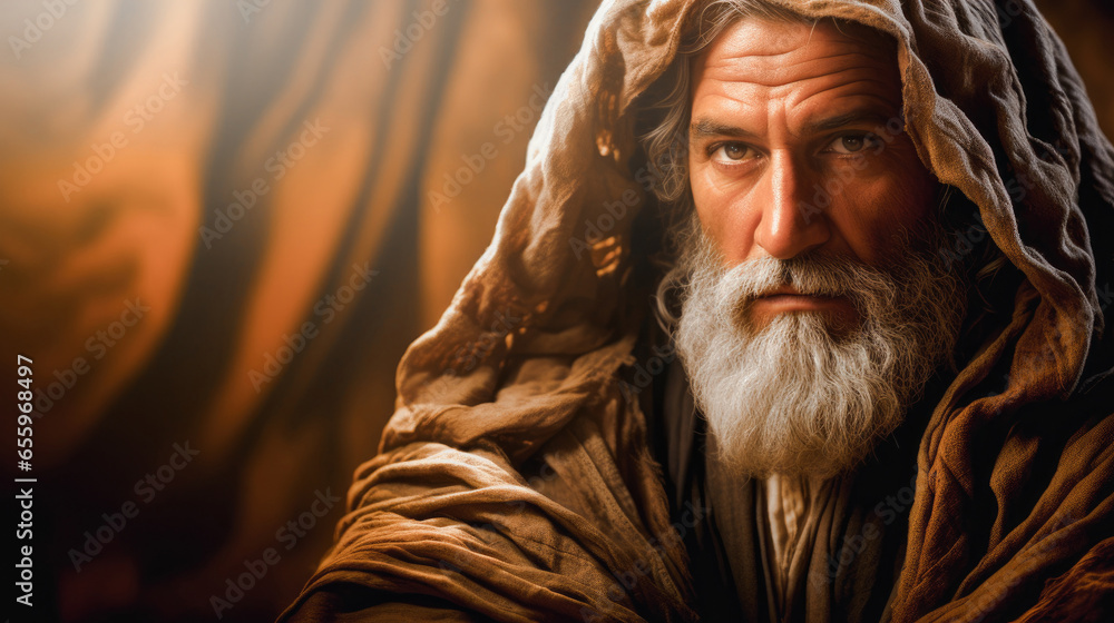 Prophet Samuel the divine messenger of God contemporaneous of King Saul Generative AI ...