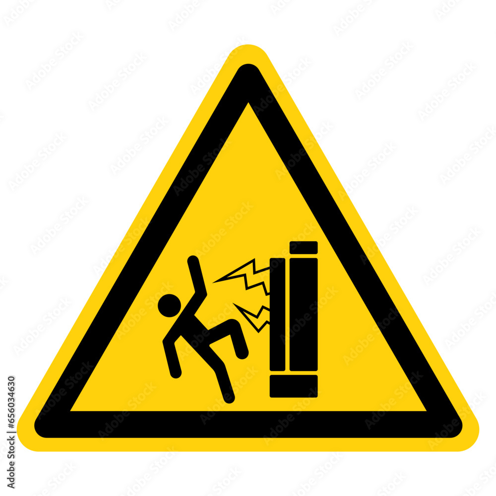 Electrocution Hazard Symbol Sign, Vector Illustration, Isolate On White ...