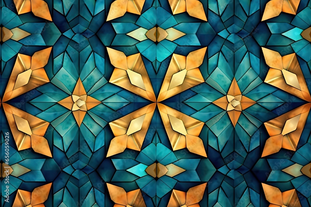 Geometric Abstraction: Visualizing an Intricate Tessellation Inspired ...