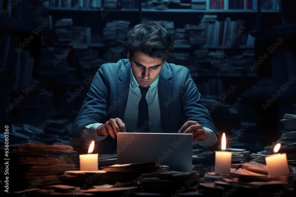 Blackout no electricity light, power outage, breakdown, electric ...