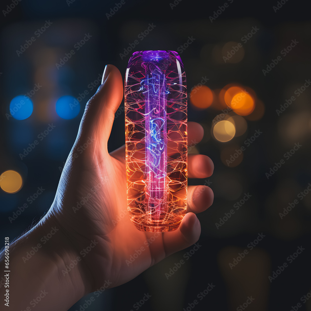 Antimatter particles, new technology. A tangible source of energy, a ...