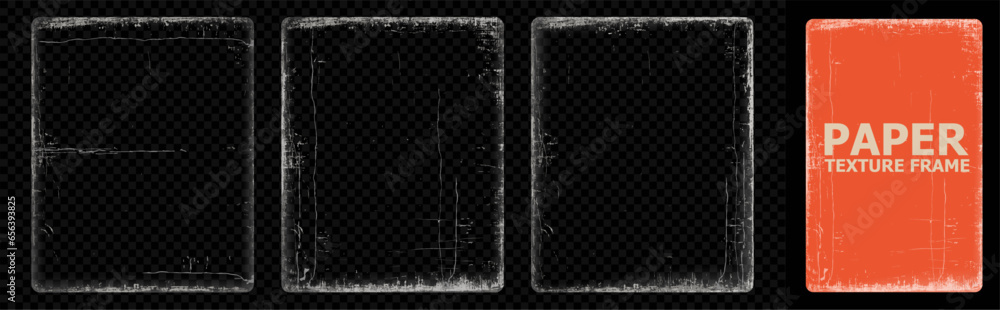 Vector de Stock Realistic overlay of paper texture with uneven edges ...