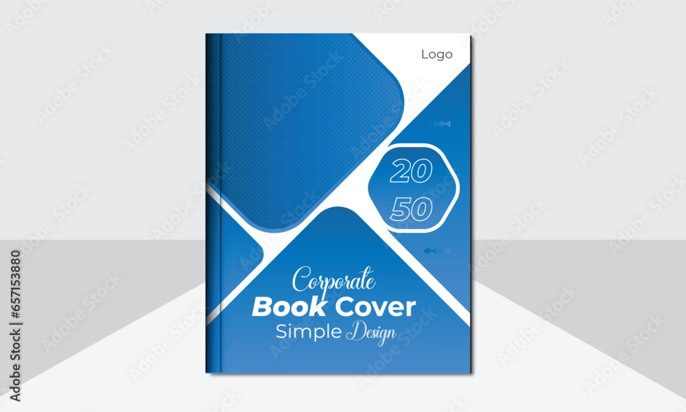 Clean advertising modern book cover design. Unique professional ...
