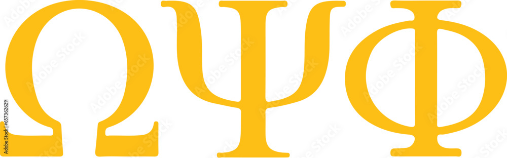 Omega Psi Phi Vector Logo Stock Vector | Adobe Stock