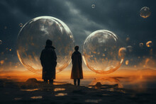 Couple, Lovers, Romance, Planets Free Stock Photo - Public Domain Pictures