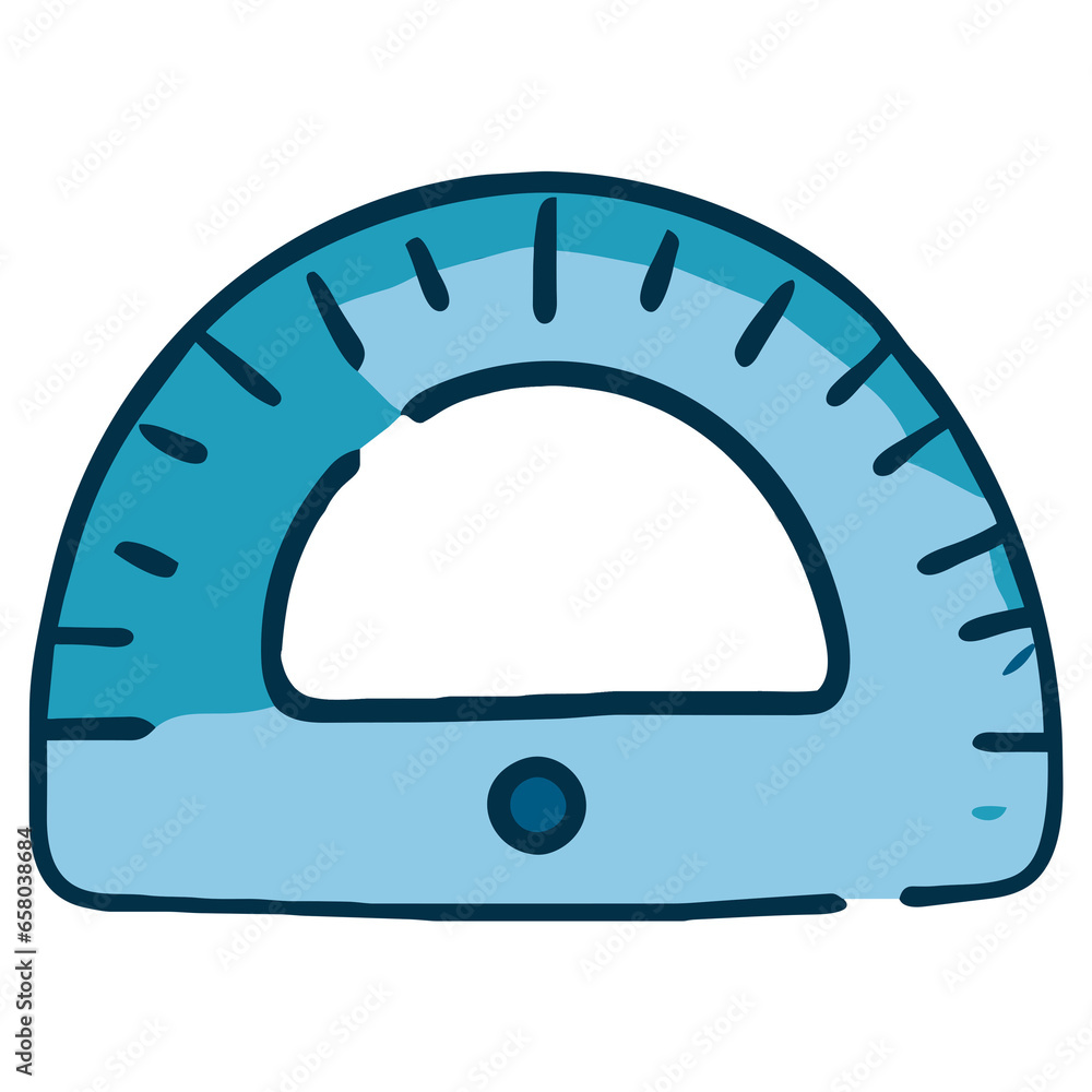 Protractor for measuring angles clip art idea design for school ...