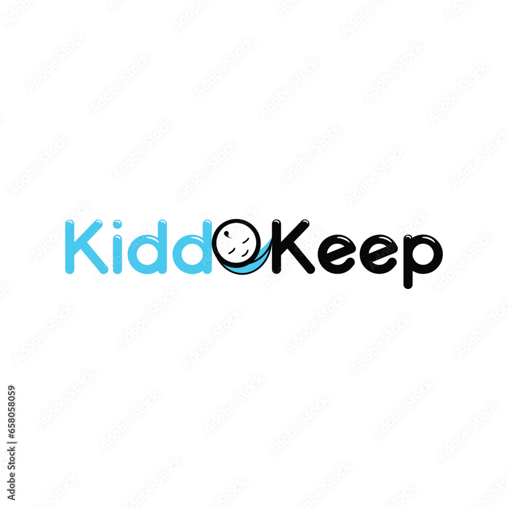 Vector Kids safety logo with creative color Stock Vector | Adobe Stock