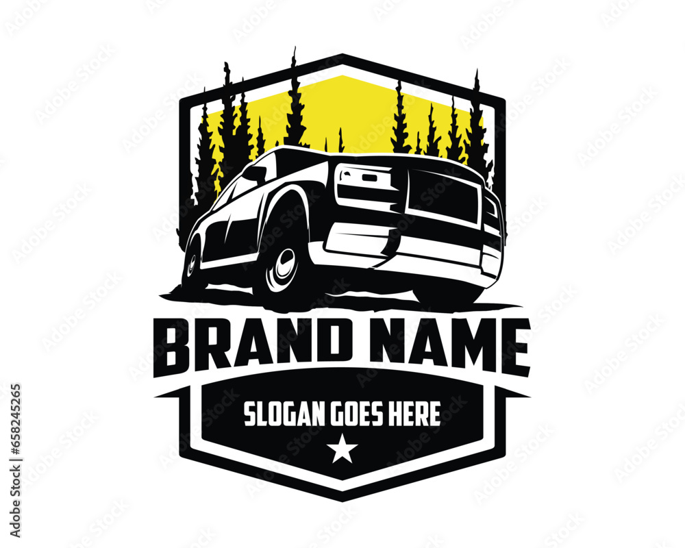 Rolls-Royce ghost car silhouette logo concept emblem isolated Stock ...