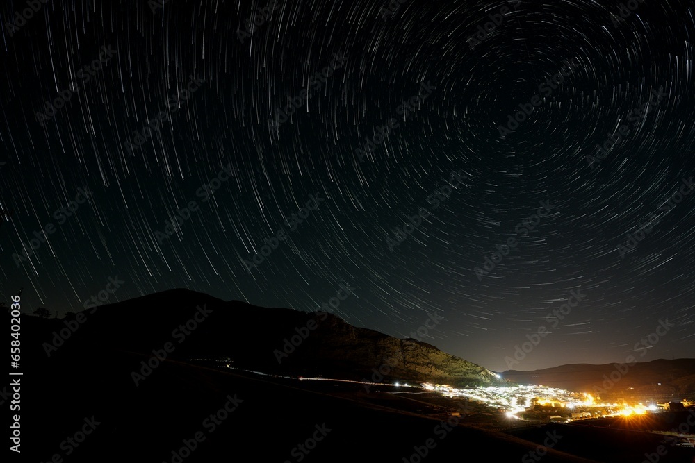 startrails stars milky way planets meteors night space landscape sky skyknight universe comets ...