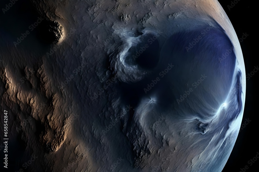 The Great Dark Spot on Neptune is a huge storm that moves and looks ...