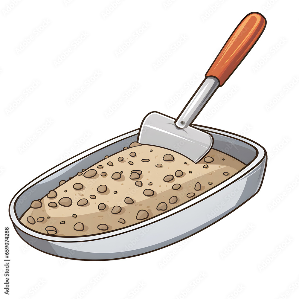 cartoon clipart of Cement Trowel, tools clipart, building supplies ...