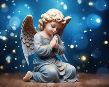 Praying Angel Statue Free Stock Photo - Public Domain Pictures
