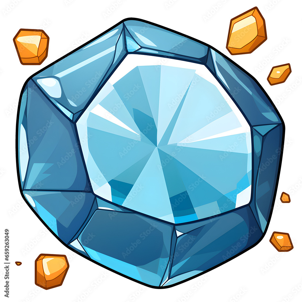 cartoon clipart of Topaz, cartoon gem clipart, jewellery clipart ...