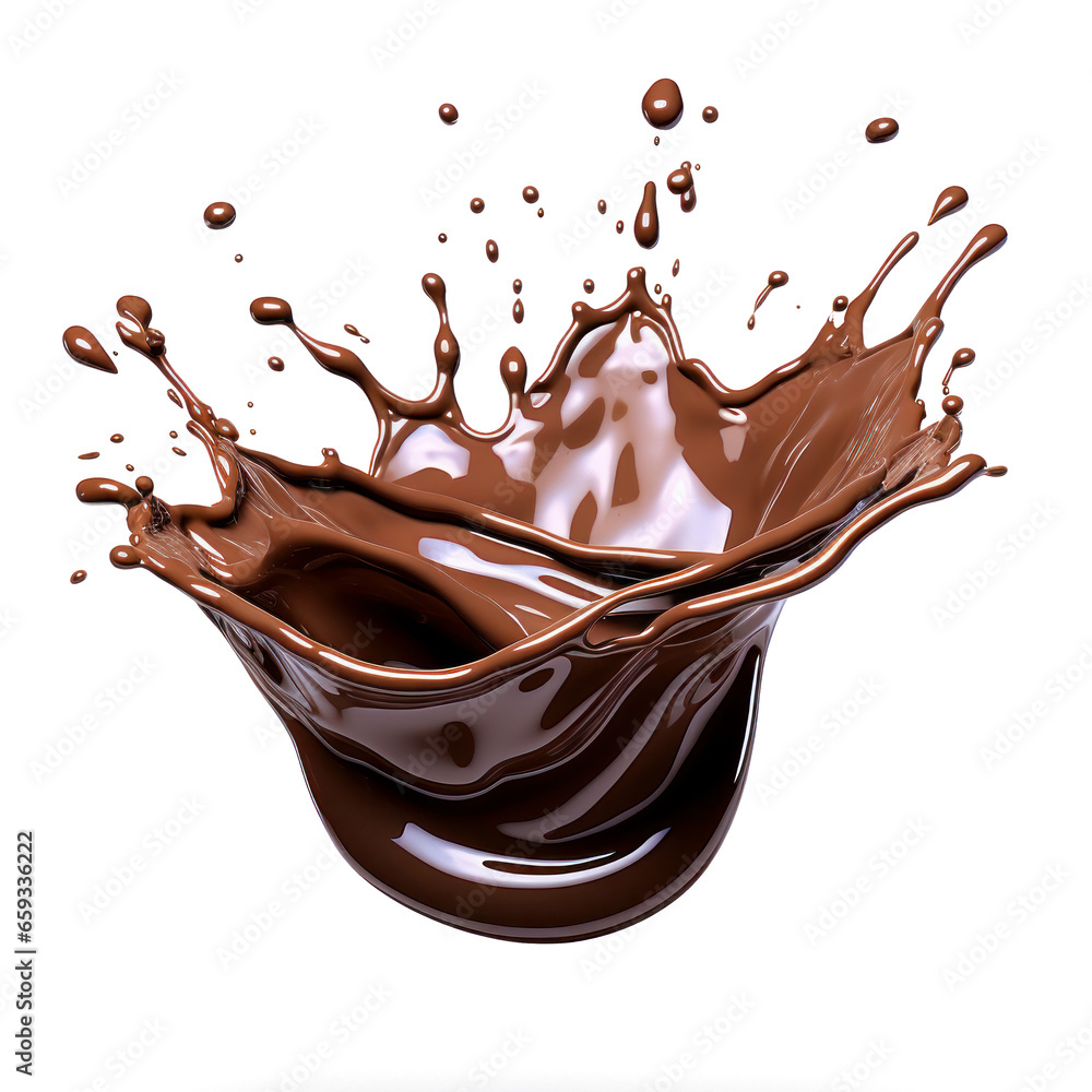 Chocolate splash on a transparent background, chocolate wave PNG, cocoa ...