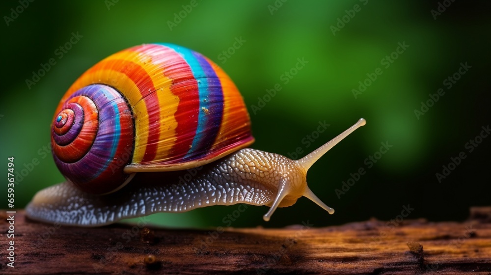 Snails: The most colorful land snail in the world is the Cuban land ...