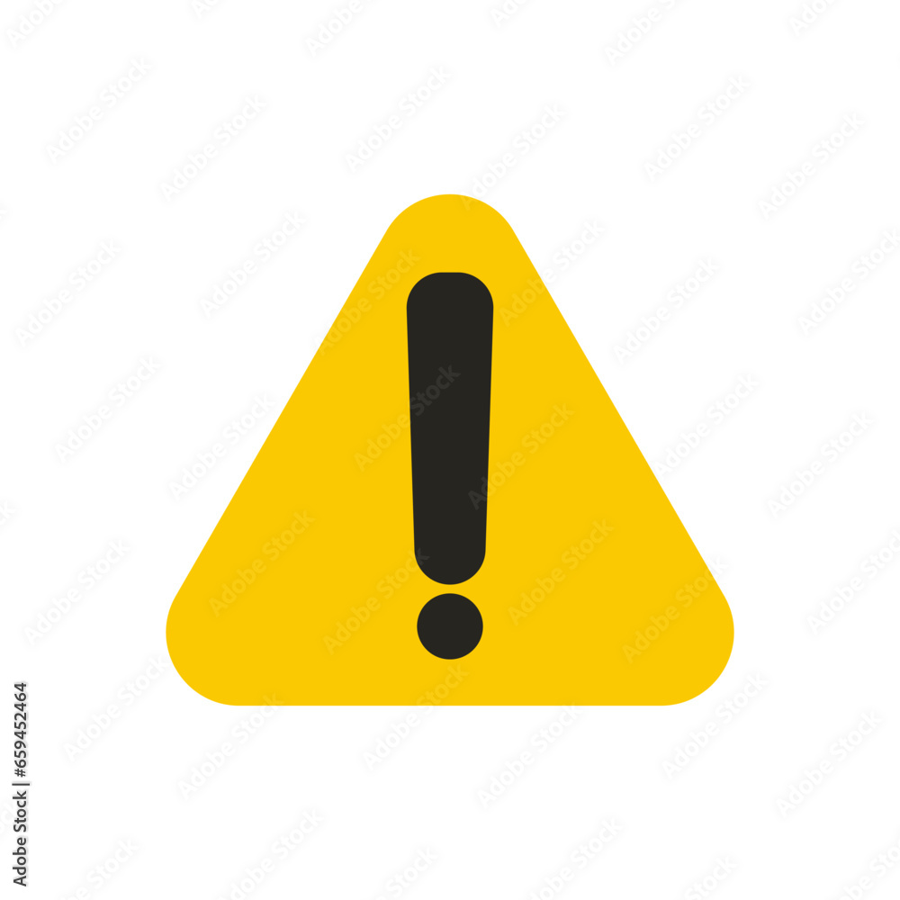 Isolated grapic element of cartoon style triangle yellow triangle ...