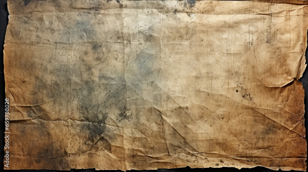 old torn paper texture stain dirty wrinkled, Old paper background ...