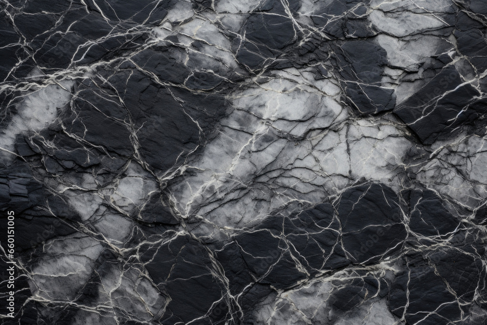 Texture of Twisted Andesite Veins Like tangled roots, the bright white ...