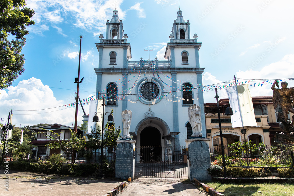 Main gate of National Shrine of Saint Michael and the Archangels ...