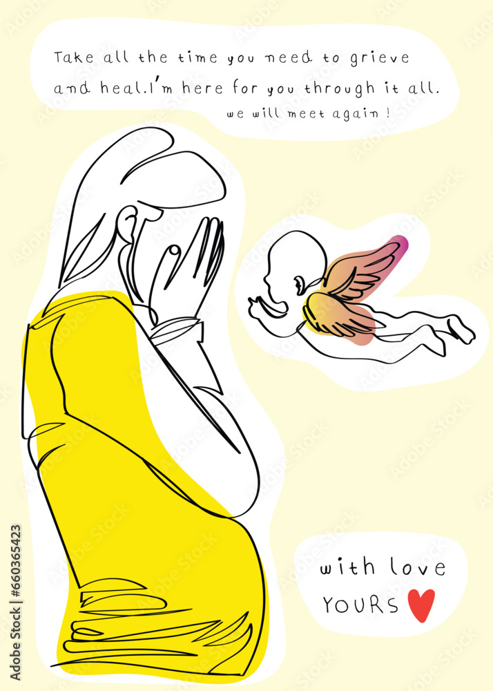 child and parent. International day of Pregnancy and infant loss ...