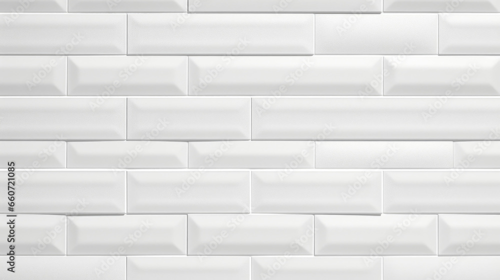 Texture of matte finish fireclay tiles in a classic white color. These ...
