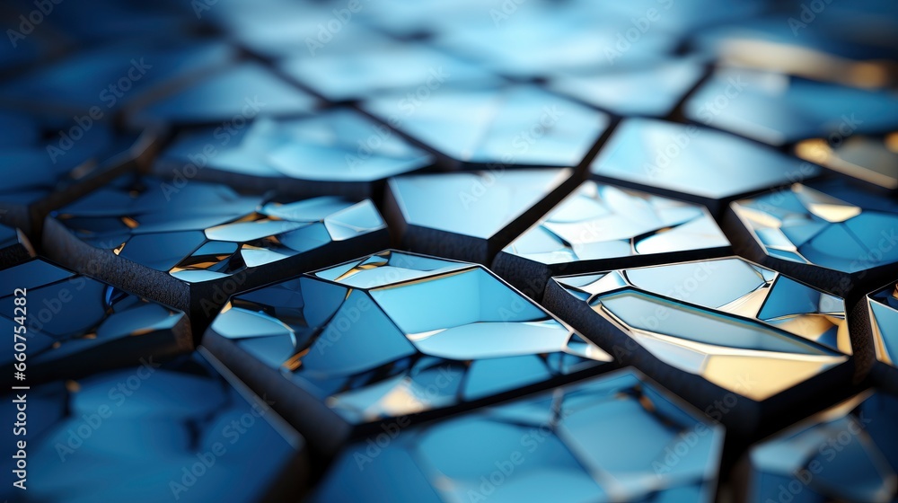 Blue polygons background, HD, Background Wallpaper, Desktop Wallpaper ...