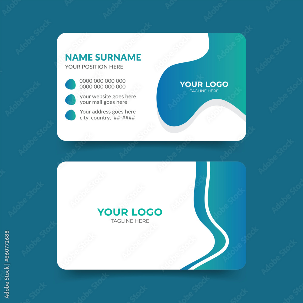 Medical doctor business card design template for hospital, Modern ...
