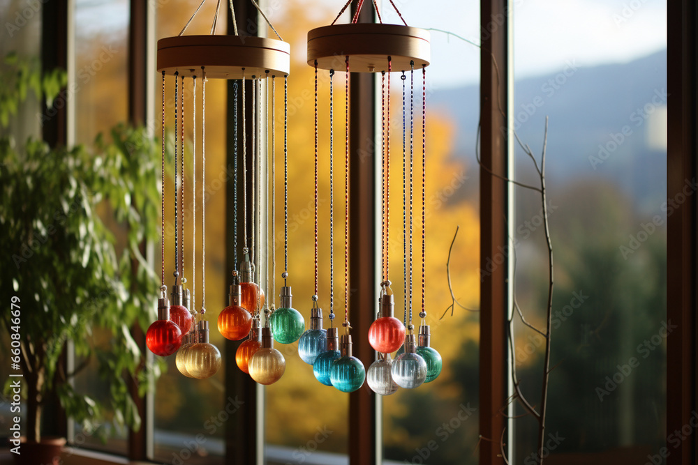 Photo Stock wind chimes according to Feng Shui principles and ...