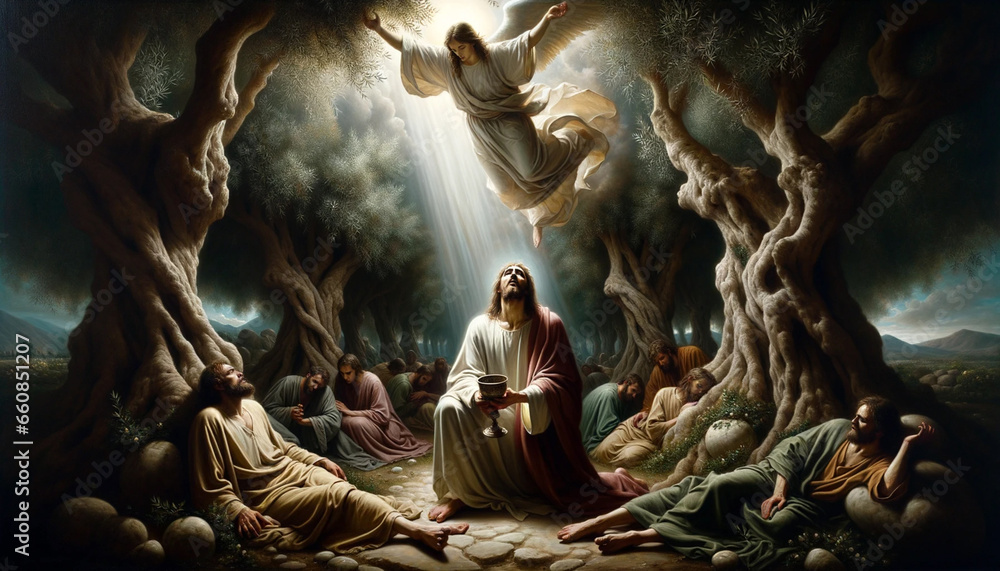Agony in the Garden of Gethsemane: Jesus Christ's Solitary Prayer Amid ...